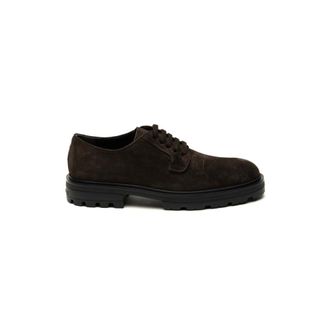 Hogan Homme, Chaussures, Brun, Taille: 44 EU Baskets Marron Style Derby
