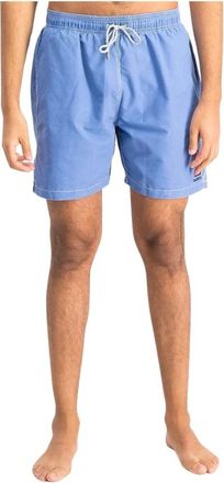 Hackett Short de bain Volley - Homme - Maillots de bain - Bleu - Taille: M