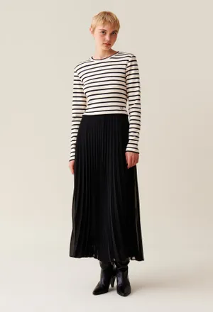 Claudie Pierlot Robe Twist marini&egrave;re