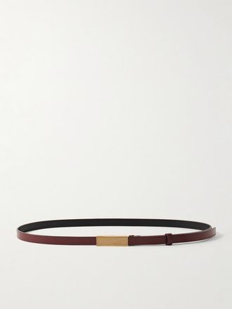 Khaite Ceinture En Cuir Empire - Bordeaux