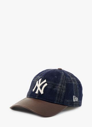 New Era Casquette logo en laine et cuir