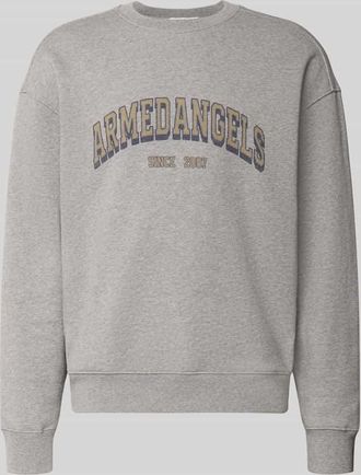 Armedangels Relaxed Fit Sweatshirt aus reiner Baumwolle Modell WORDMARK