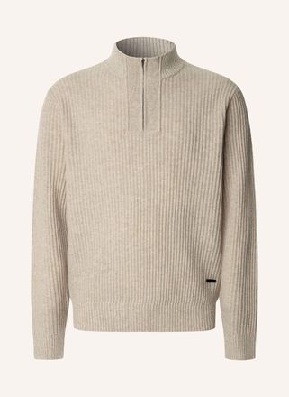 Hackett Pullover Highland Stitch Hzip beige