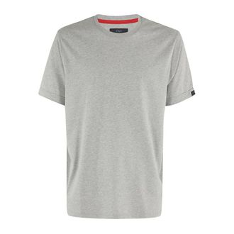 Fay Homme, Tops, Gris, Taille: M T-shirt Décontracté en Coton avec Étiquette
