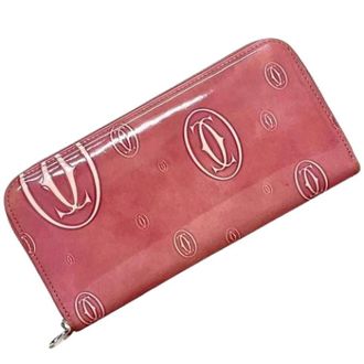 Cartier Pre-owned Cuir petite-maroquinerie - Femme - Pre-owned - Rose - Taille: ONE Size