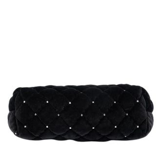 Chanel Pre-owned Studded Velvet Clutch - - Pre-owned - Damen - Schwarzk - ONE SIZE