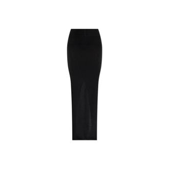 Rick Owens Rock S&auml;ule - - Skirts - Damen - Schwarzk - L