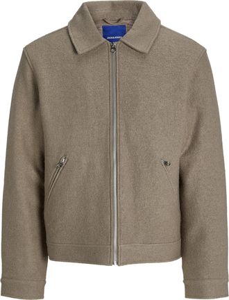 Jack & Jones Herren Jormeadows Boucle Jacket, Taupe Gray, m