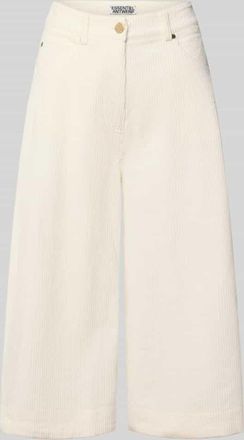 Essentiel High Waist Culotte mit Cordstruktur