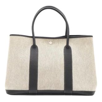 Herm&egrave;s Pre-owned Toile sacs-main - Femme - Pre-owned - Beige - Taille: ONE Size