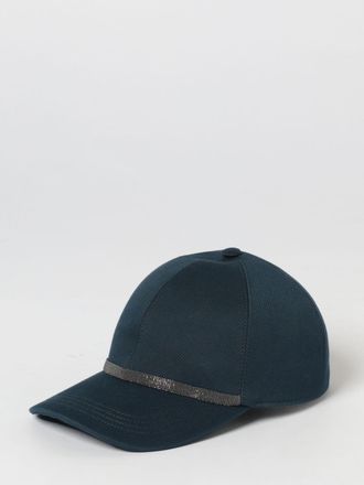 Brunello Cucinelli Chapeau Femme couleur Bleu