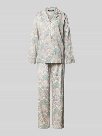 Lauren Ralph Lauren Regular Fit Pyjama mit Allover-Muster