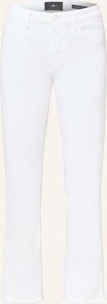 7 For All Mankind Straight Jeans Calie Straight Ankle weiss