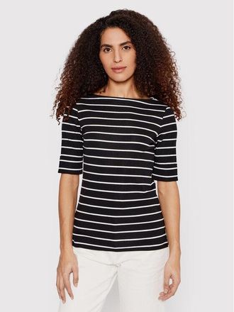 Lauren Ralph Lauren Bluse 200701085001 Schwarz Slim Fit