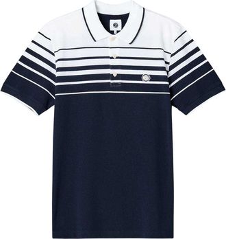 Pretty Green Poloshirt f&uuml;r Herren, kurz&auml;rmlig (Marine)
