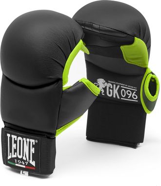 LEONE 1947 Karate-Fit-Handschuhe, Unisex-Erwachsene, Schwarz, S, GK096