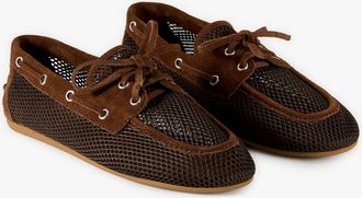 Miu Miu Mocassins ajour&eacute;s en cuir m&eacute;lang&eacute;