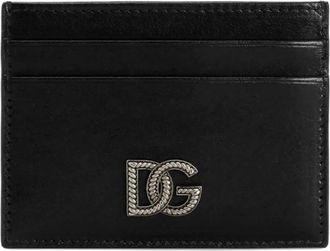 Dolce & Gabbana Homme, Accessoires, Noir, Taille: ONE Size Porte-cartes Logo DG