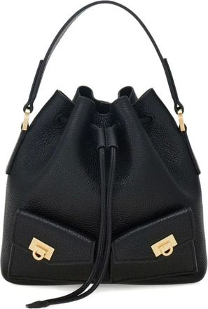 Ferragamo Sac Seau Multipoches - Femme - Sacs - Noir - Taille: ONE Size