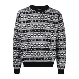 Kenzo Gestreifter Wollpullover - - Knitwear - Herren - Mehrfarbig - M