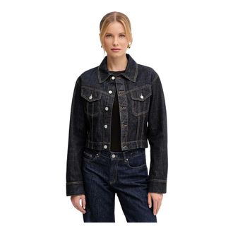 Victoria Beckham Denimjacke mit Knopfleiste - - Jackets - Damen - Blau - XS