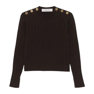 Golden Goose Rundhals-Strickware - - Knitwear - Damen - Braun - S