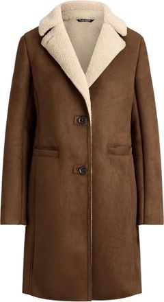 Ralph Lauren Einreiher-M&auml;ntel - - Coats - Damen - Braun - M