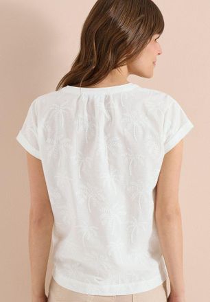 Cecil Kurzarmbluse Sommerbluse mit Embroidery