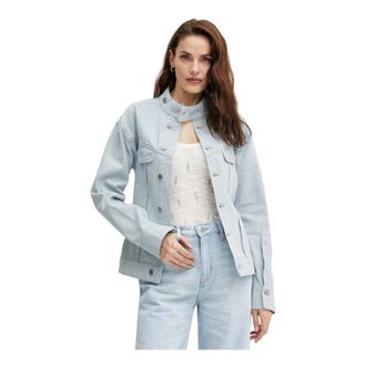 Victoria Beckham Damen, Jacken, Blau, XSGr&ouml;&szlig;e