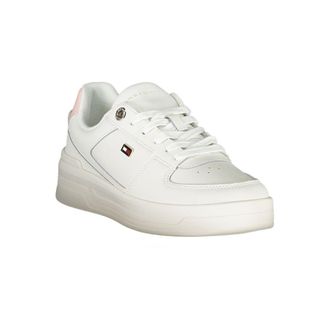 Tommy Hilfiger Leather Low-Top Sneaker - White