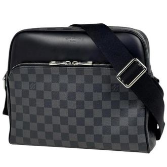 Louis Vuitton Pre-owned Damier Graphite Messenger Bag - - Pre-owned - Herren - Schwarzk - ONE SIZE