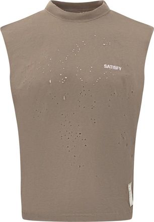 SATISFY Satisfy, Homme, Tops, Brun, Taille: S MothTech Muscle Tee