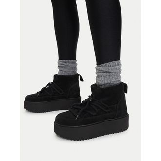 INUIKII Schneeschuhe Inuikii Classic Low Platform 75204-004 Schwarz