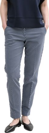 Tom Tailor Damen 1044864 Mia Slim Fit Hose, 37467-Blue Navy Minimal, 36W / 30L