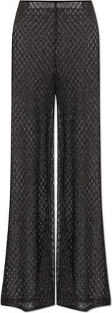 Missoni Femme, Pantalons, Noir, Taille: 40 FR Transparent Pantalons