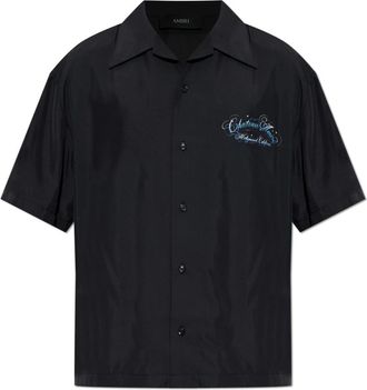 Amiri Homme, Chemises, Noir, Taille: S Chemise avec logo