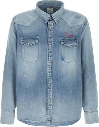 Visvim Homme, Chemises, Bleu, Taille: M Social Sculpture Denim Shirt