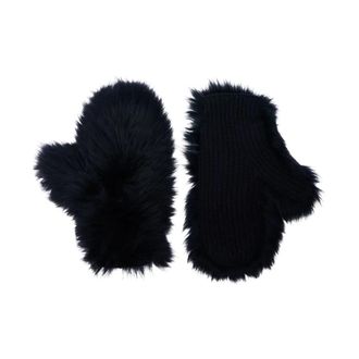 Yves Salomon Moufles - - Accessories - Damen - Schwarzk - ONE SIZE
