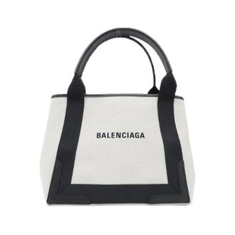 Balenciaga Sac Cabas Marine en Toile et Cuir de Veau Pre-owned - Homme - Pre-owned - Beige - Taille: ONE Size