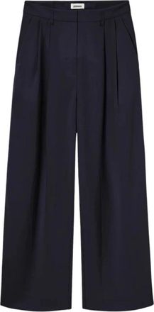 Zenggi Japanese Crepe Jade Hose - - Trousers - Damen - Blau - S