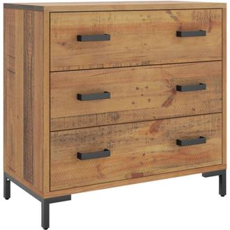 vidaXL Commode 75x35x70 cm Bois de pin massif Vidaxl