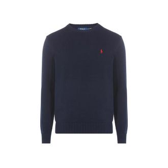 Polo Ralph Lauren Pull droit en maille de coton