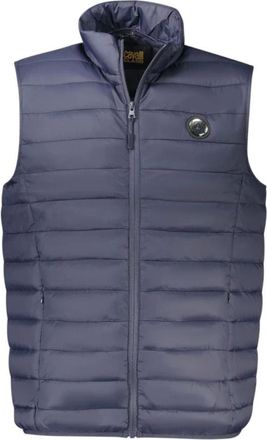 Cavalli Homme, Vestes, Bleu, Taille: 2XL Veste en polyester