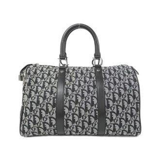 Dior Sac Boston Pre-owned en Toile - Femme - Pre-owned - Noir - Taille: ONE Size