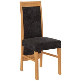 Les Tendances Les Tendances - Chaise bois clair de hêtre et tissu Valka-Tissu 27120