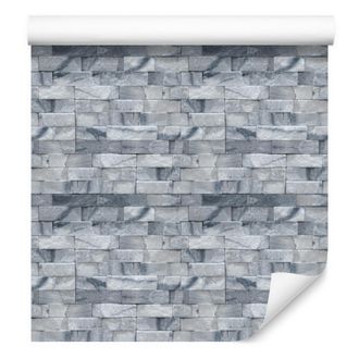 OEM Elegante Carta Da Parati Effetto Mattone Nei Toni Del Grigio Per Soggiorno E Camera Da Letto, 50x1000 Cm