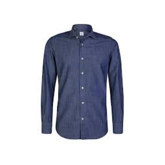 Eleventy Herren, Shirts, Blau, MGr&ouml;&szlig;e