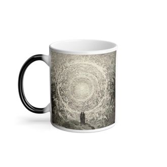 Fabulous Thermoreagierende Tasse Magische Tasse - Paradiso Dante Illustration Gustave Dore Gravur - 325 ml