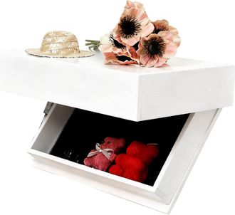 Generico Wandmontierte Regale | Dekorativer schwebender Organizer aus Holz - Wandregal | f&uuml;r Zimmer, Schlafzimmer, K&uuml;che, Bilderrahmen, B&uuml;cher, Dekorationen un