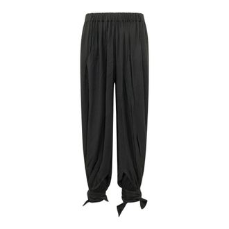 Andamane Femme, Pantalons, Noir, Taille: 38 FR Noor Tied Up Pants